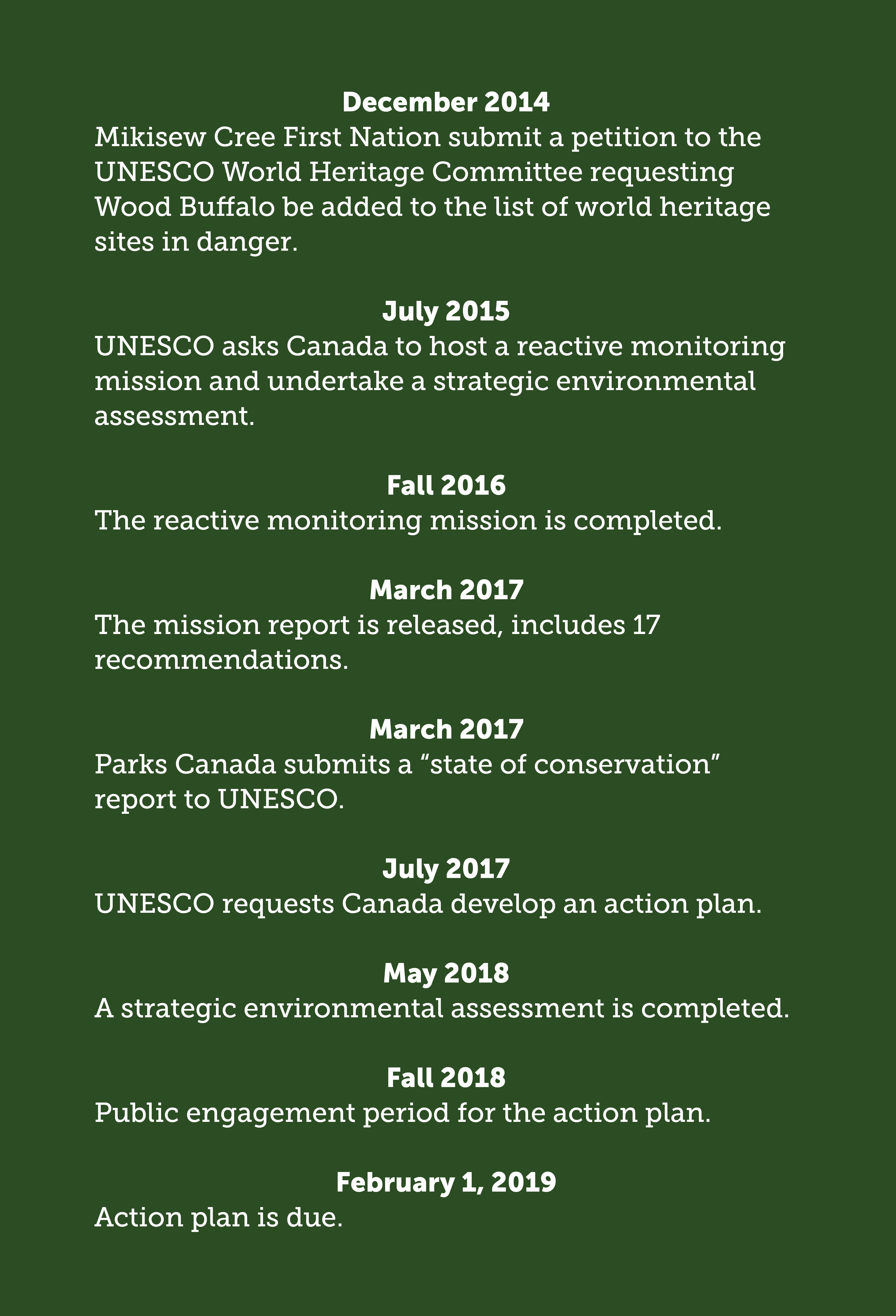 Will this plan save Wood Buffalo’s World Heritage status?