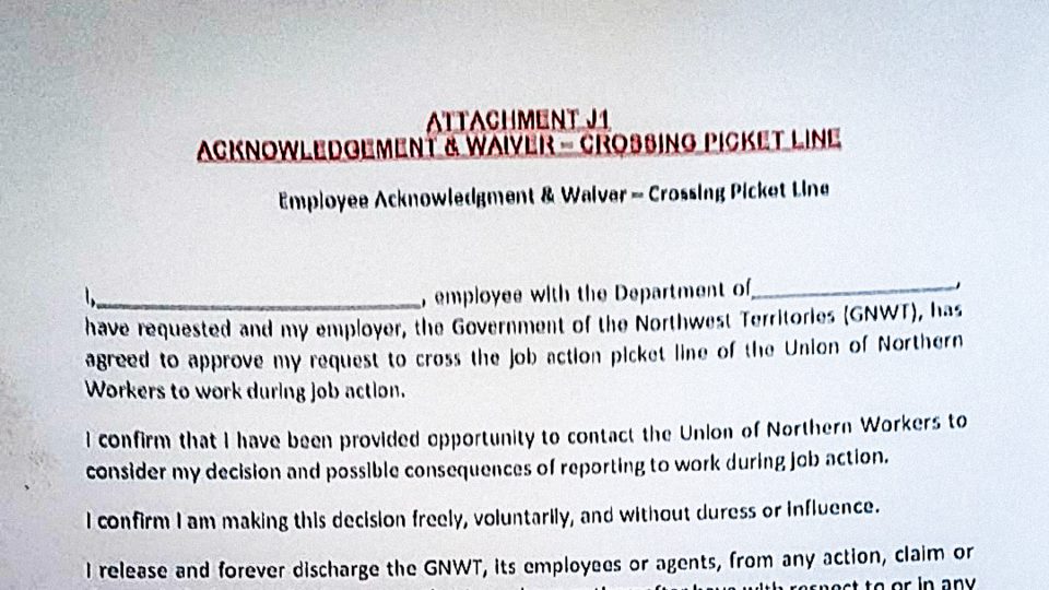Internal documents show how GNWT plans to survive strike