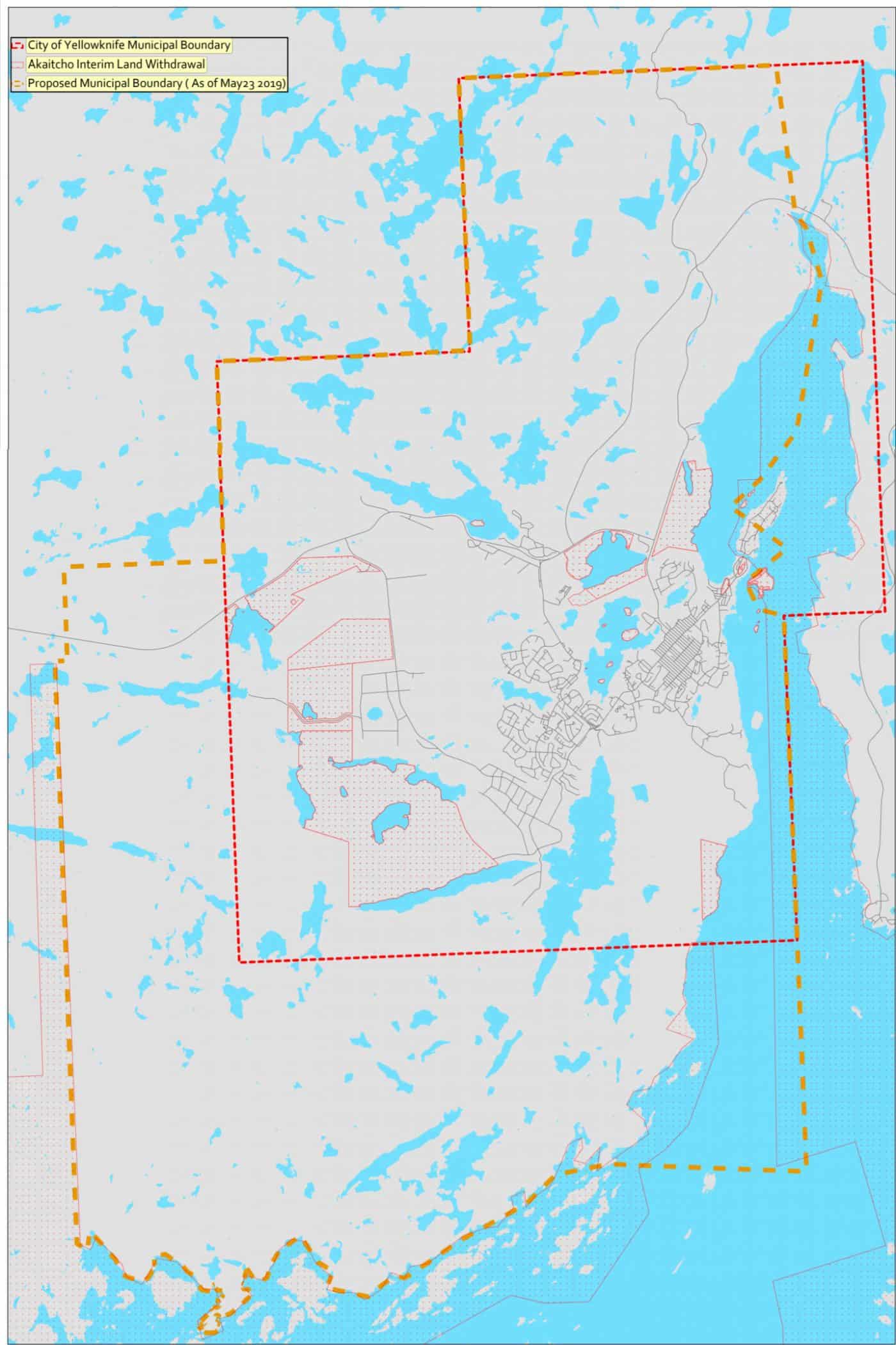 City of Yellowknife formally backs YK Dene boundary change