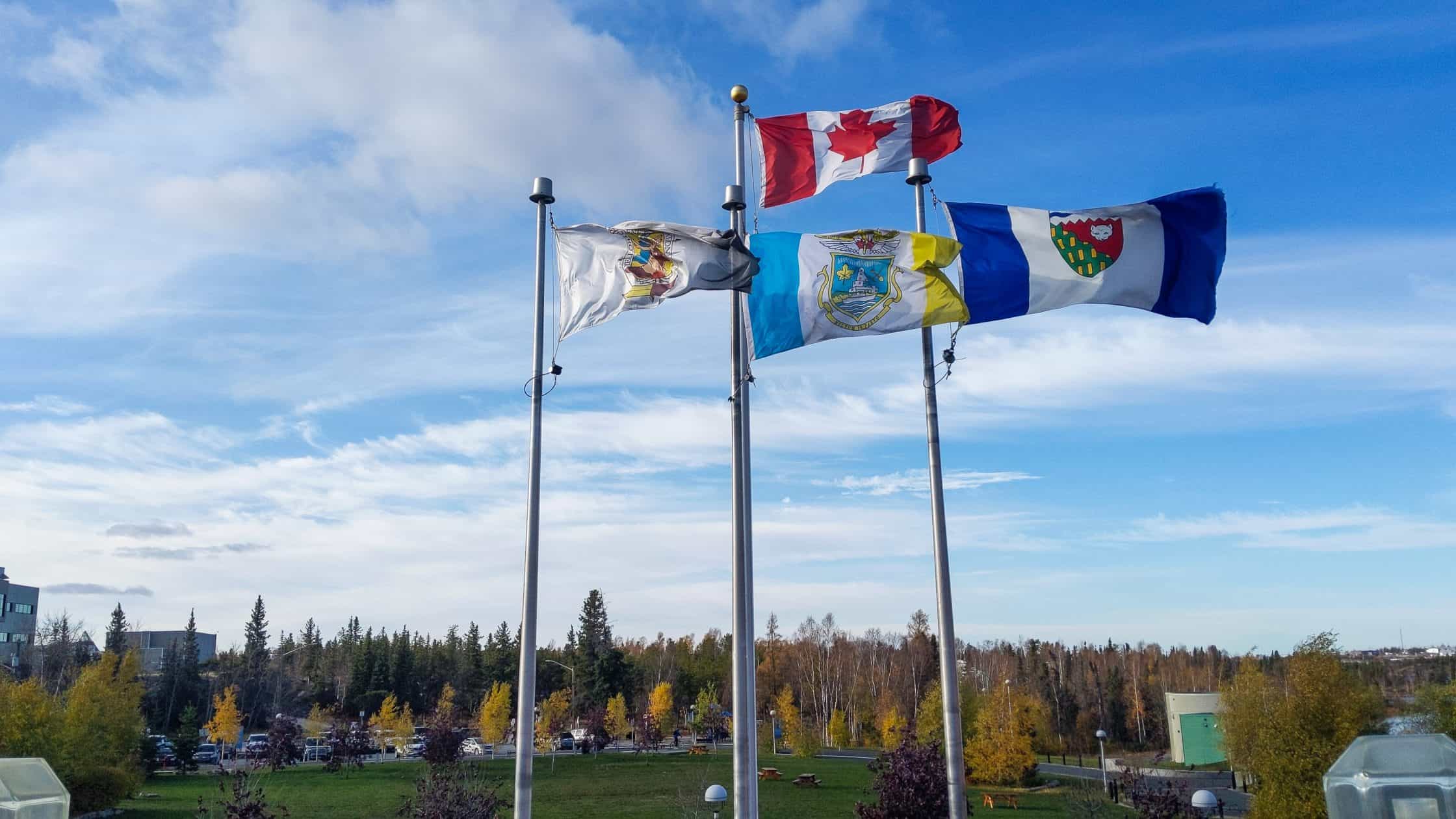 Yellowknife councillors raise red flag over raising of flags