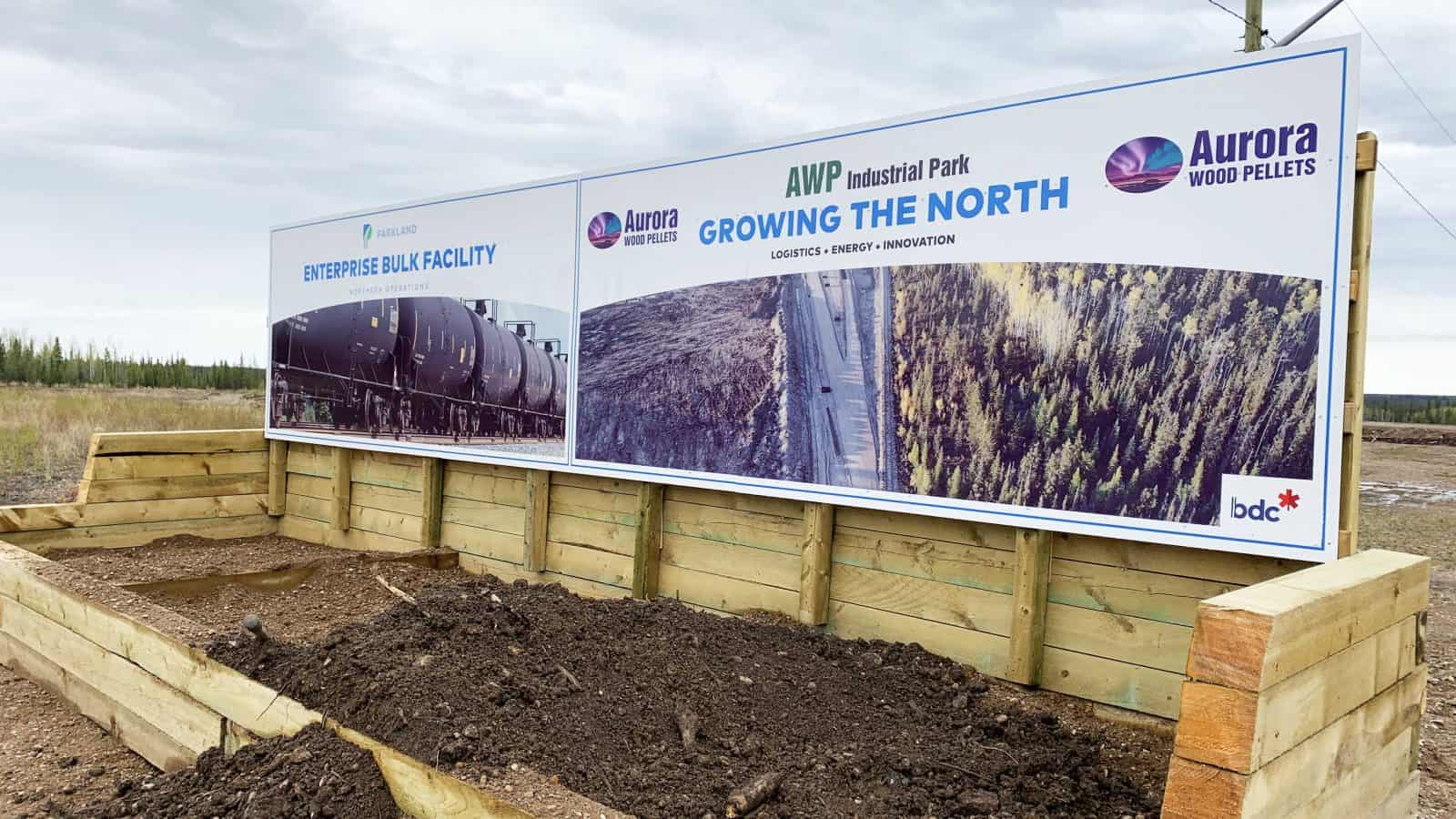 It’s a rail yard. It might be a pellet mill. Now it’s a farm.