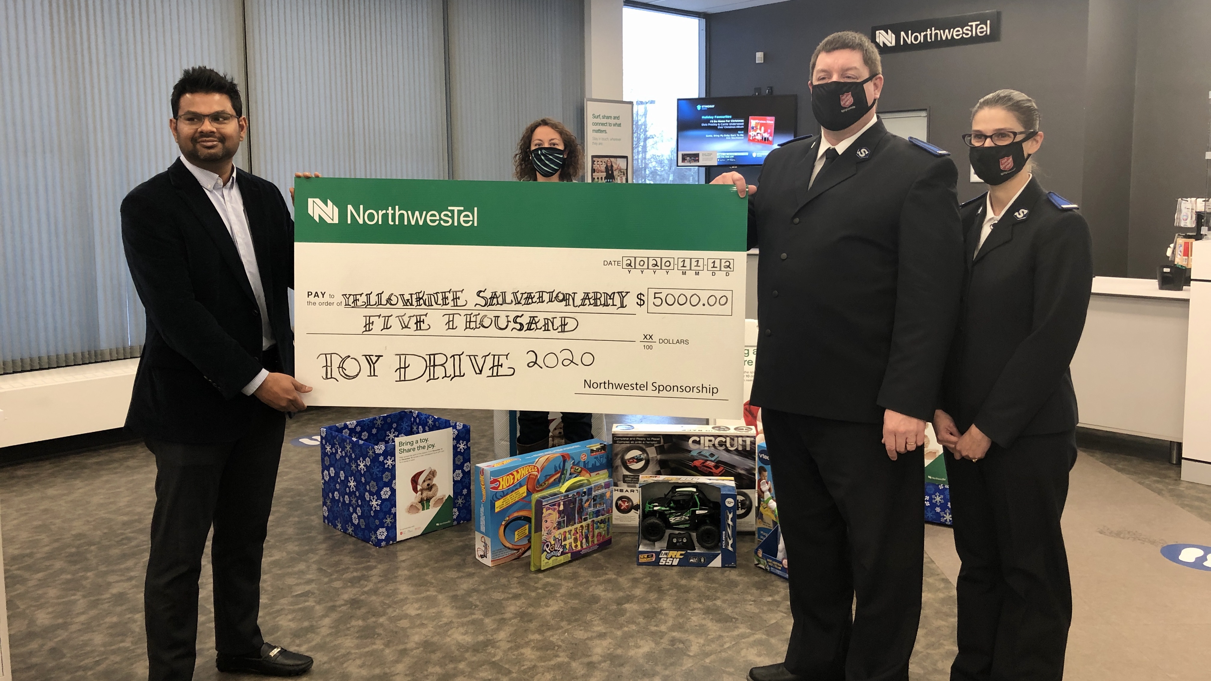 Northwestel launches annual holiday toy drive