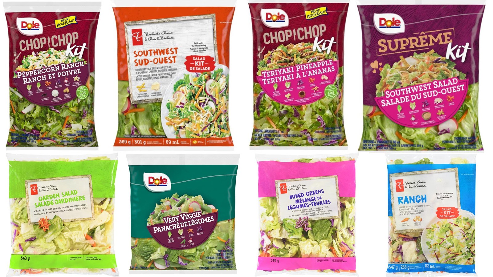 Mixed salads recalled due to possible listeria contamination