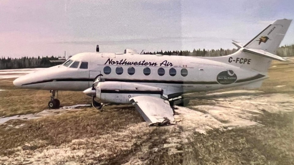 NWAL pilots safe after landing gear collapses in training flight