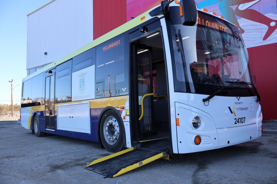 Check out photos of Yellowknife’s new accessible bus fleet