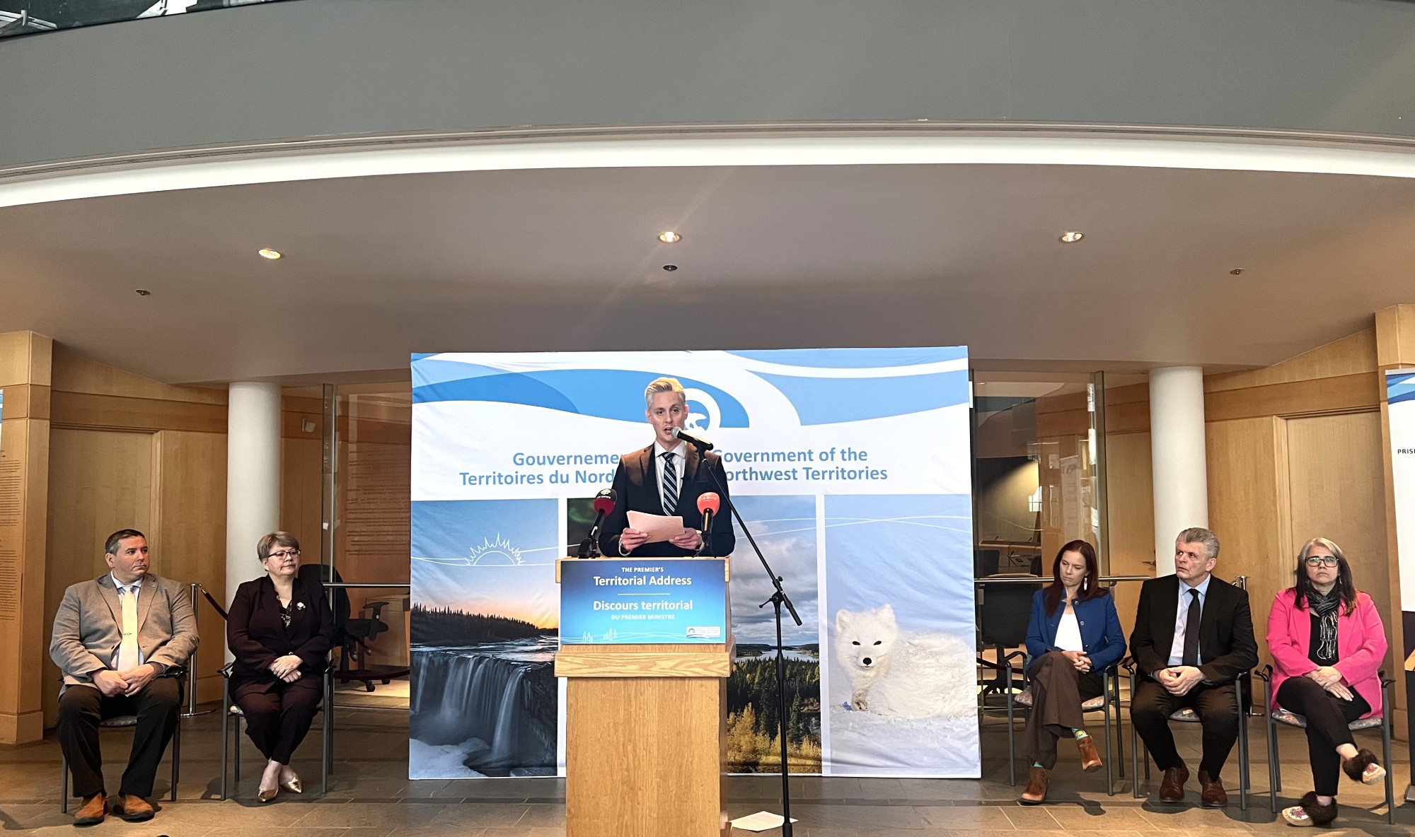 Premier RJ Simpson delivers first territorial address