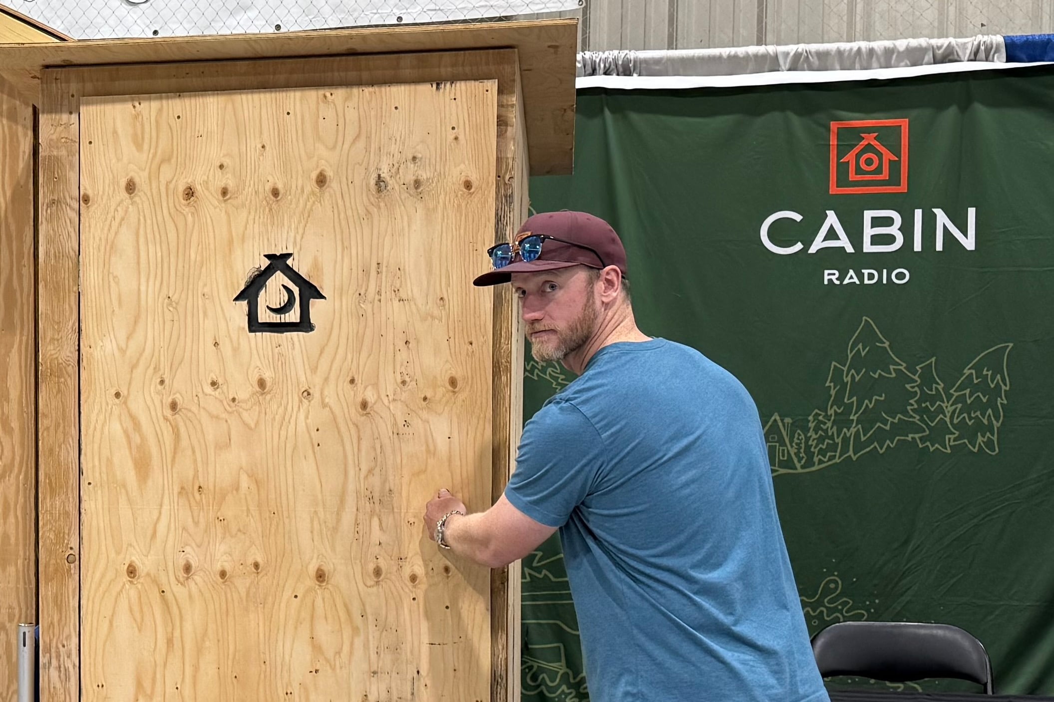 Cabin Radio’s interactive outhouse returns at YK’s trade show