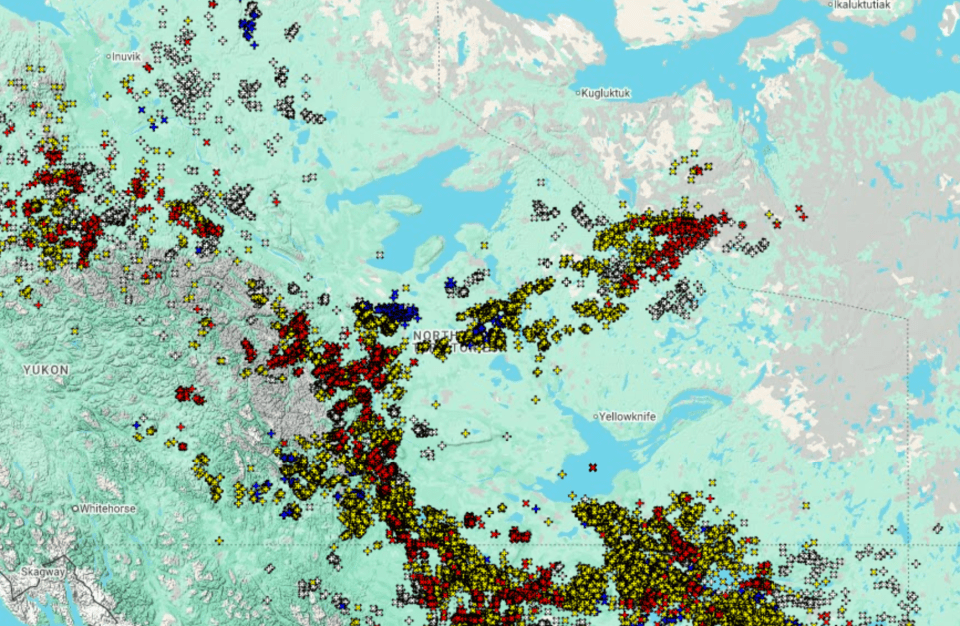 Seven new fires in NWT, more thunderstorms expected