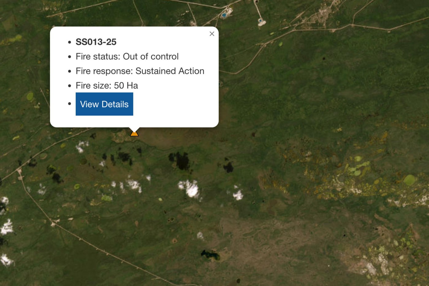Highway 6 briefly closed due to wildfire on Sunday evening