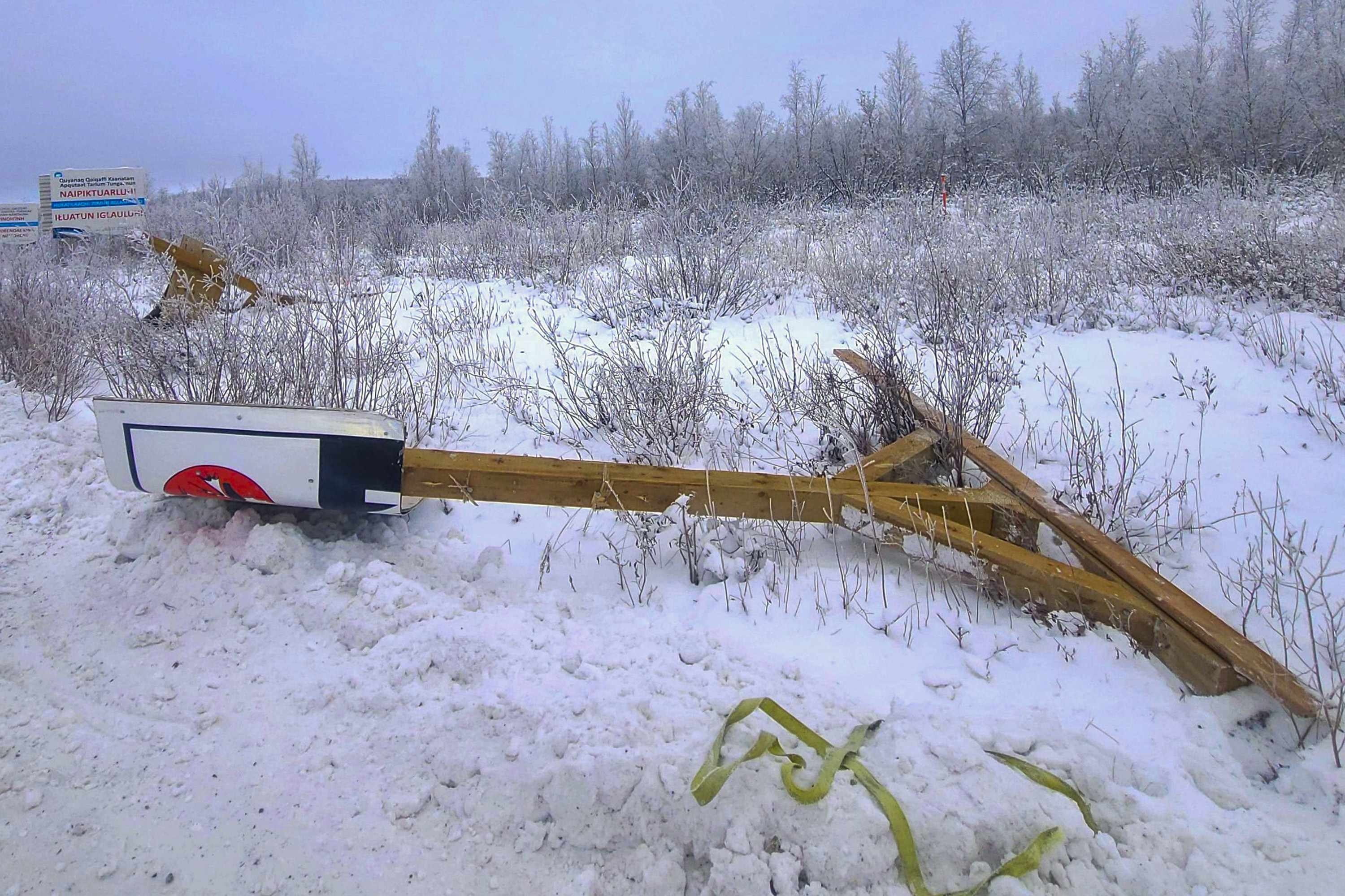 Nihtat Gwich’in Council denounces damage to Inuvik sign