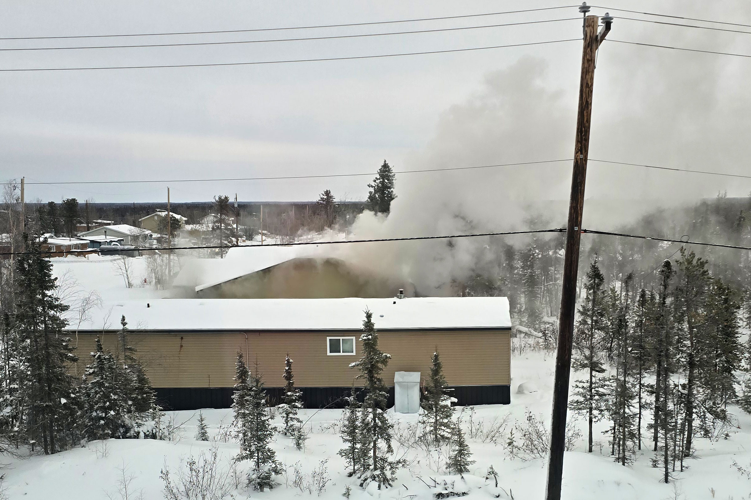 Chief urges prayers for families as fire destroys Edzo homes