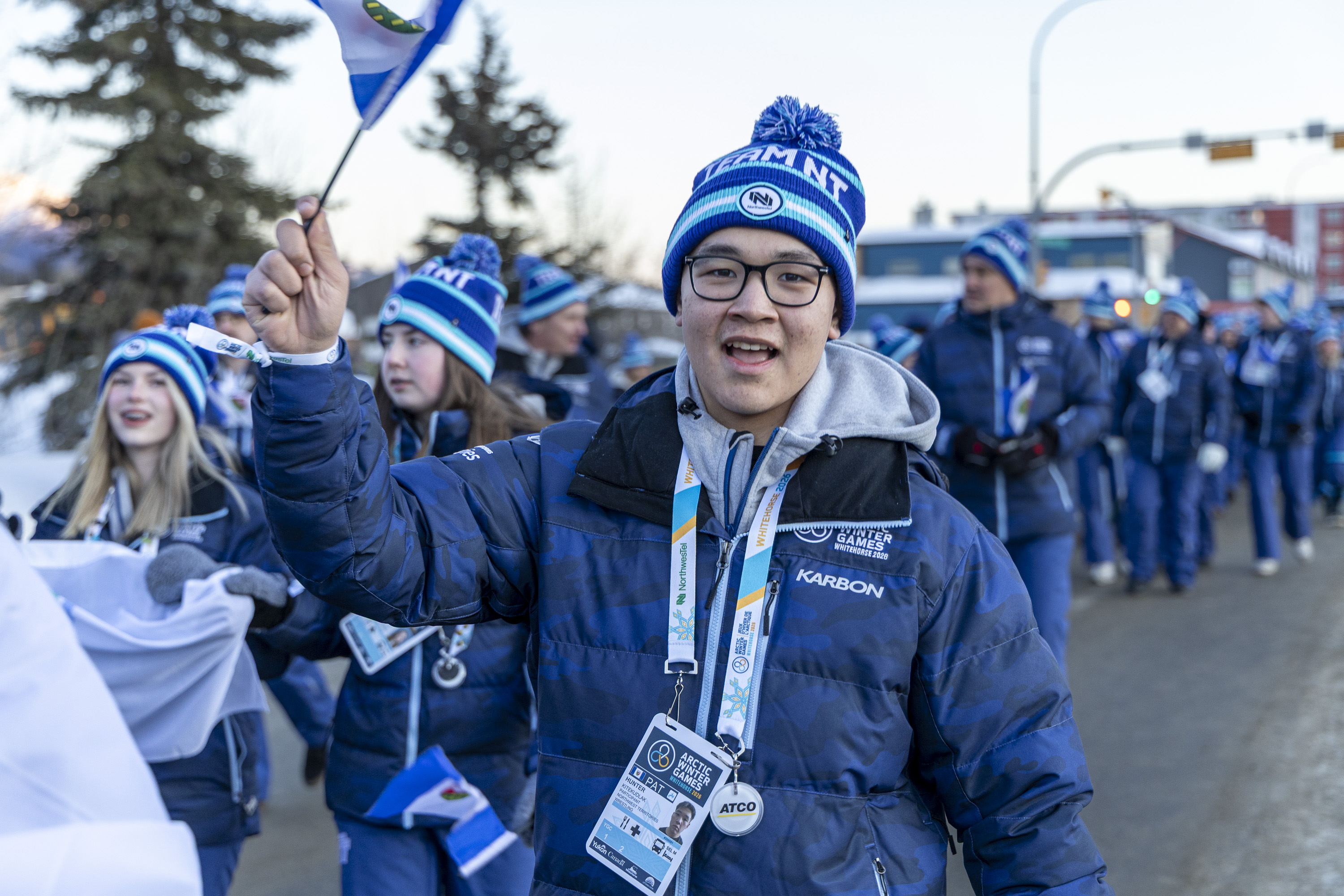 In pictures: Team NT at the Arctic Winter Games opening ceremony