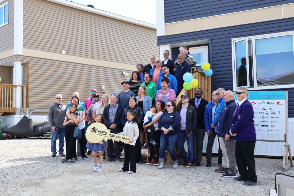 Yellowknife families receive keys to new Habitat for Humanity homes